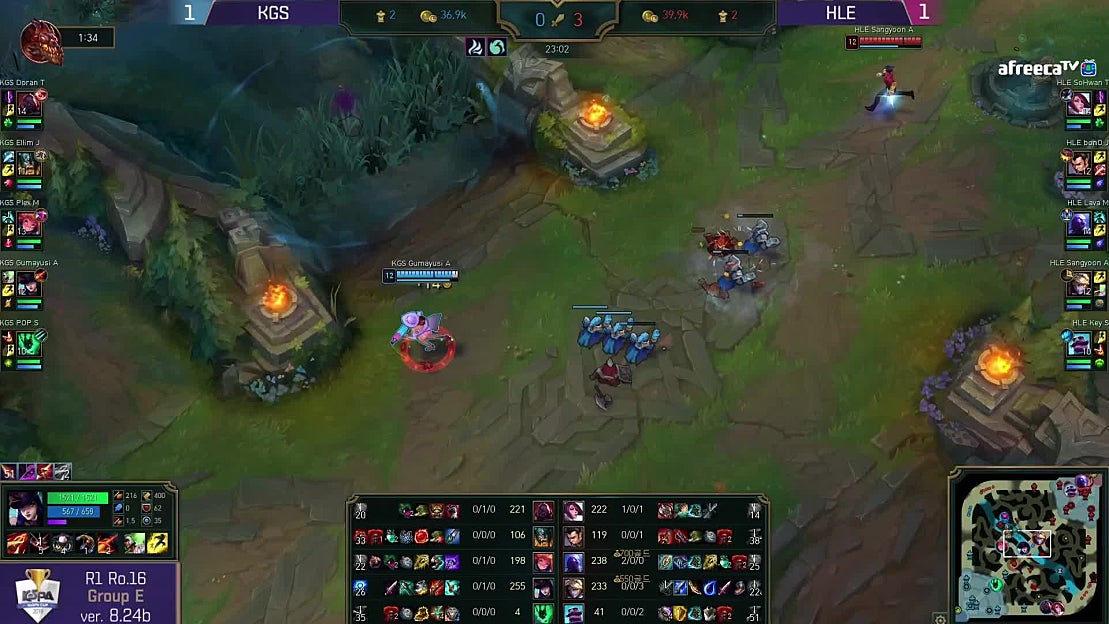 한화생명 vs KeG 서울 - 1라운드 16강 E조 3경기 2018 KeSPA Cup - 네이버 TV