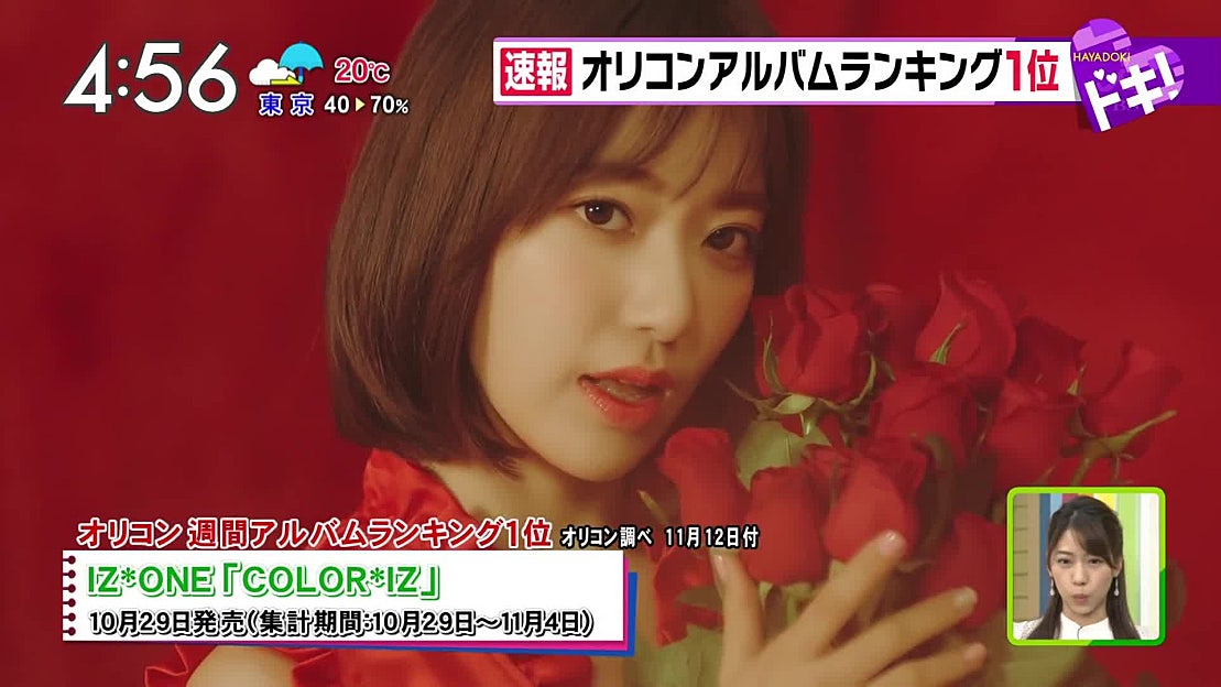 [아이즈원IZONE]아이즈원 일본방송 - 오리콘 1위 소개 - 네이버 TV