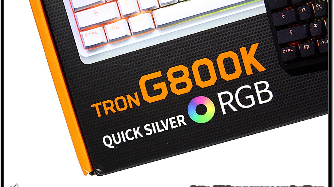 맥스틸 G800K QS RGB 체리 퀵실버 키보드 LED 테스트 - 네이버 TV