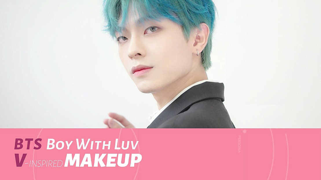 뷔(방탄소년단) 메이크업 Boy With Luv 'BTS V'-inspired MAKEUP | Joseph 죠셉 - 네이버 TV