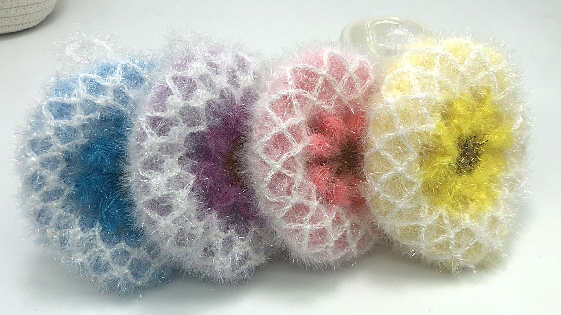 [코바늘뜨개crochet] 타원형 액자 호빵 수세미 Ellipse crochet - 네이버 TV