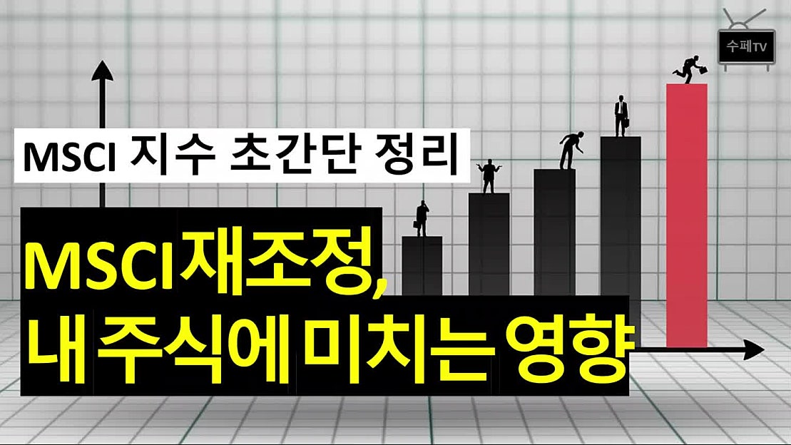 MSCI 지수 재조정 리밸런싱 초간단 설명, 내 주식에 미치는 영향 - 네이버 TV