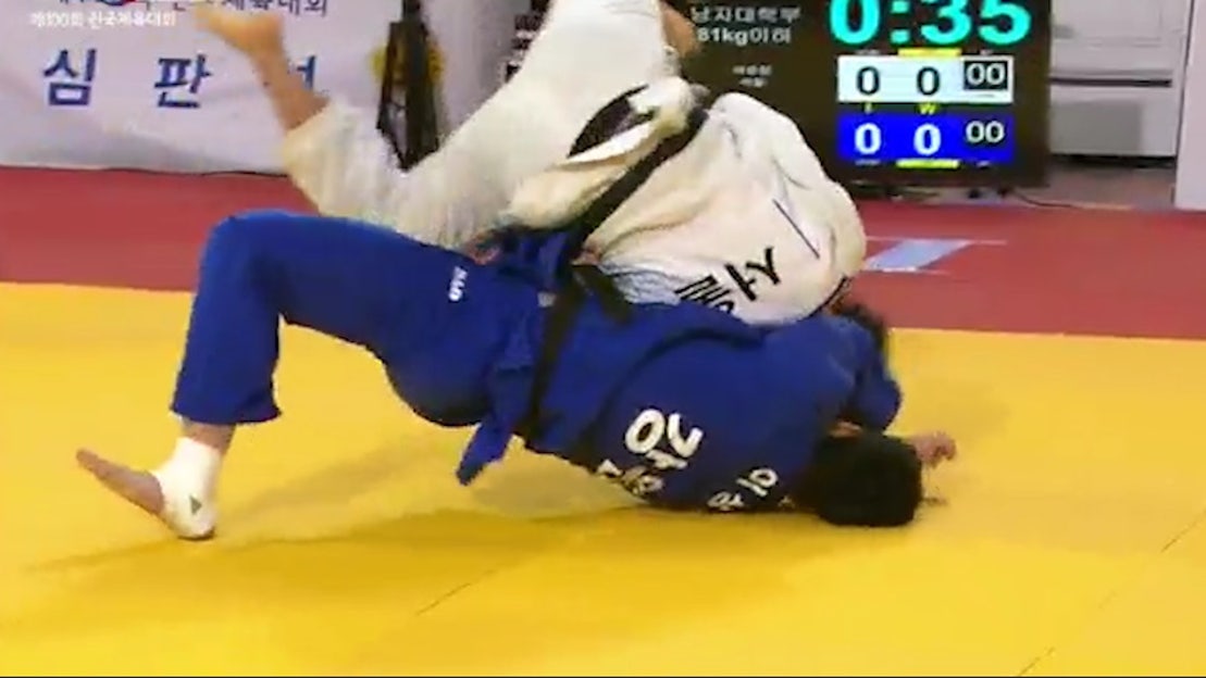 이준성 금메달 - 유도 남자 대학부 -81Kg 결승 [제100회 전국체전] - 네이버 TV