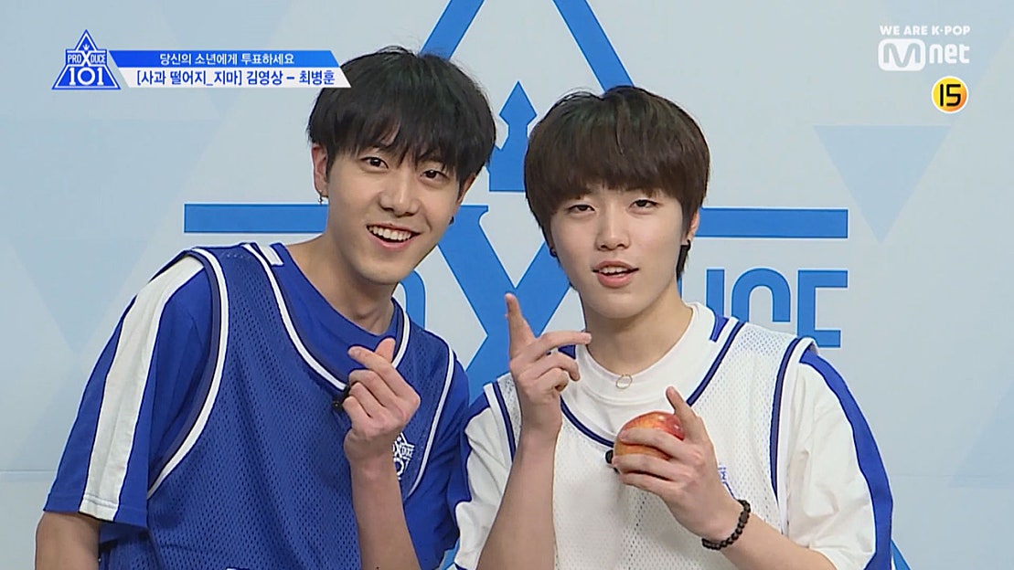 [단독/X101스페셜] 사과 떨어지_지마ㅣ김영상(MBK) - 최병훈(앙팡테리블) - 네이버 TV