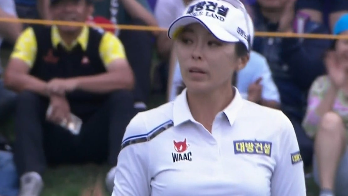 보기를 만회하는 오늘 첫 버디를 만들어내는 허미정 [타이완 스윙잉 스커츠 FR] - 네이버 TV