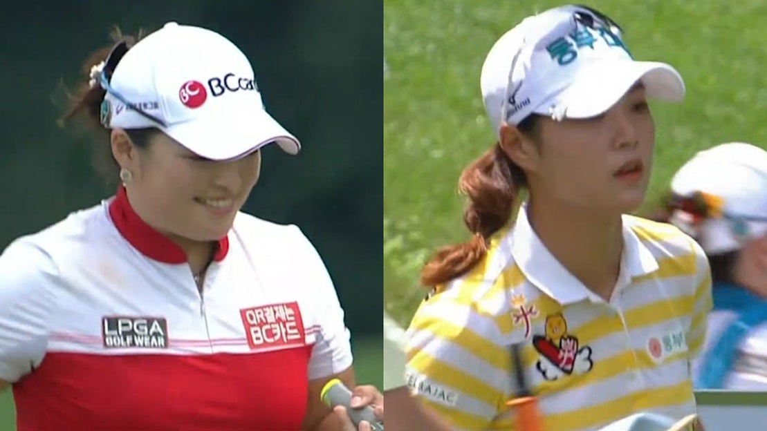 버디 추가하며 1타차로 선두 압박하는 장하나, 인주연 [BOGNER MBN FR] - 네이버 TV