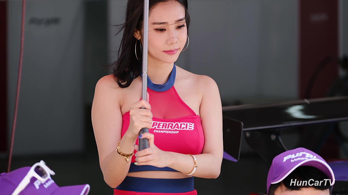 [4K] 2019-8-31 인제 피트워크 본부모델 강하빈,MC 서승현:CJ 슈퍼레이스(CJ Super Race Inje Model Kang) - 네이버 TV