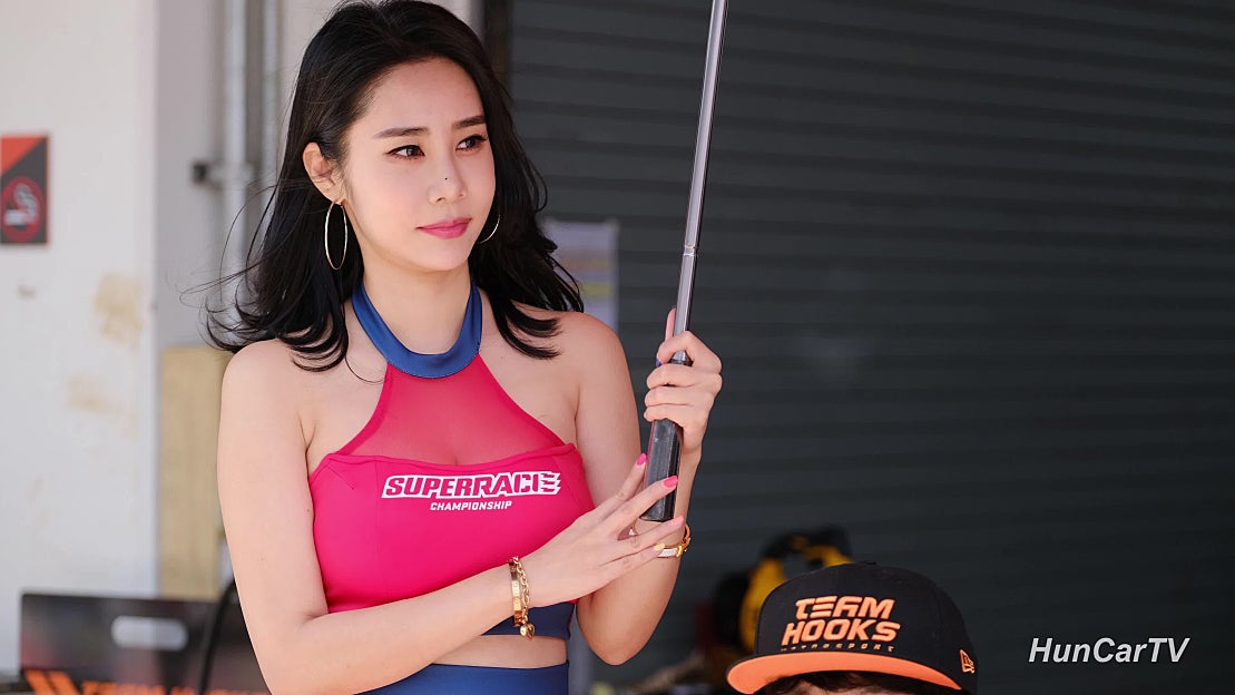 [4K] 2019-8-31 인제 피트워크 본부모델-강하빈 & MC 서승현:CJ 슈퍼레이스(CJ Super Race Inje Model) - 네이버 TV