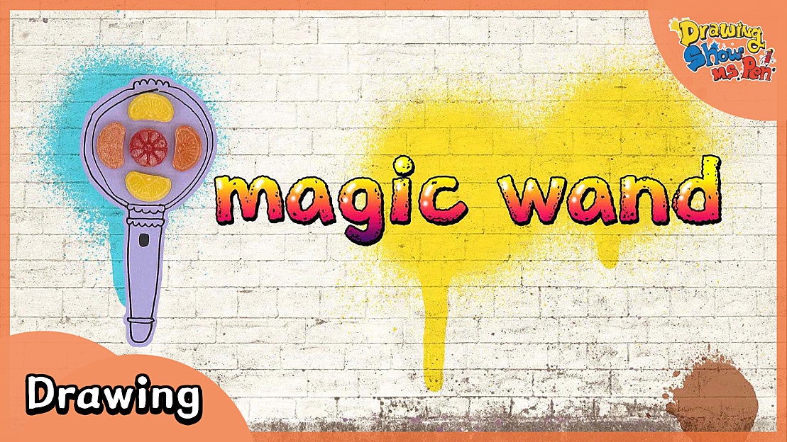 [Drawing] 사탕으로 마법지팡이를 그려보자 I candies magic wand I 그림그리기 I Drawing Show ...