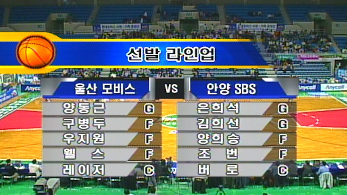 울산 모비스 vs 안양 SBS - 풀영상 [04-05시즌] - 네이버 TV