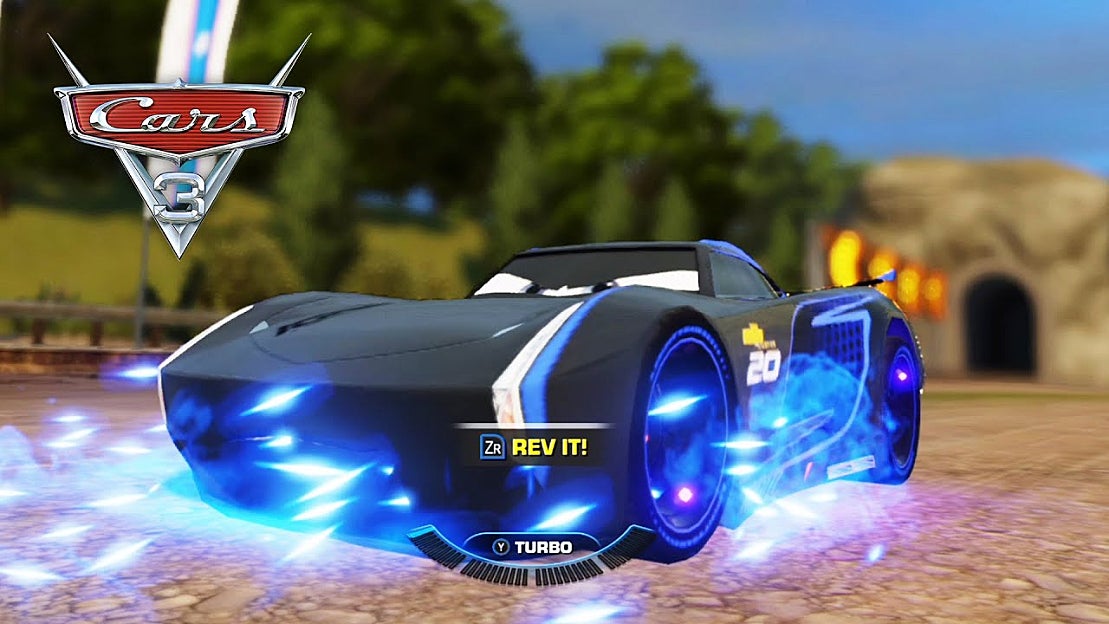 Cars 3: Driven to Win Jackson Storm Rookie Stunt Showcase Cup Nintendo ...