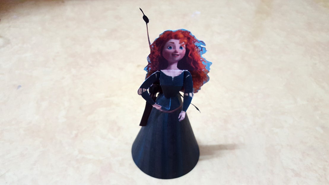 메리다 Merida 쉬운 페이퍼 크래프트 Paper Craft - 네이버 TV