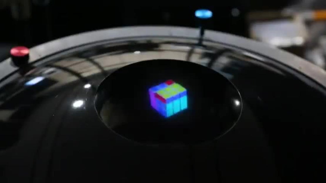 ETRI 360도 테이블탑 홀로그램 영상 - 네이버 TV