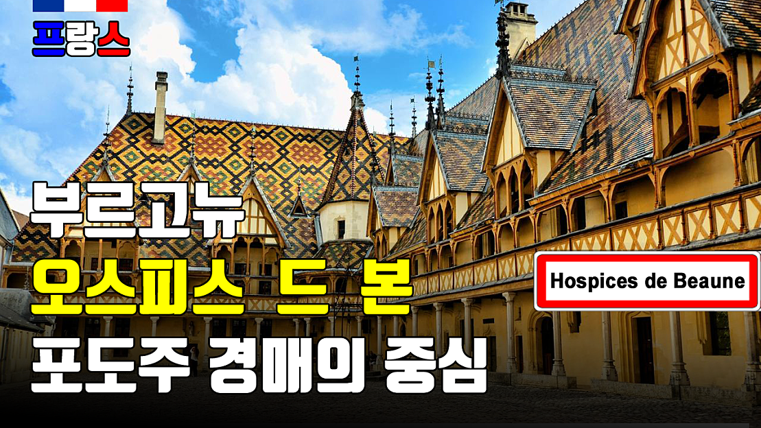 프랑스 여행 부르고뉴 버건디 포도주 와인 경매의 중심지 호스피스 드 본 구제병원 네이버 Tv