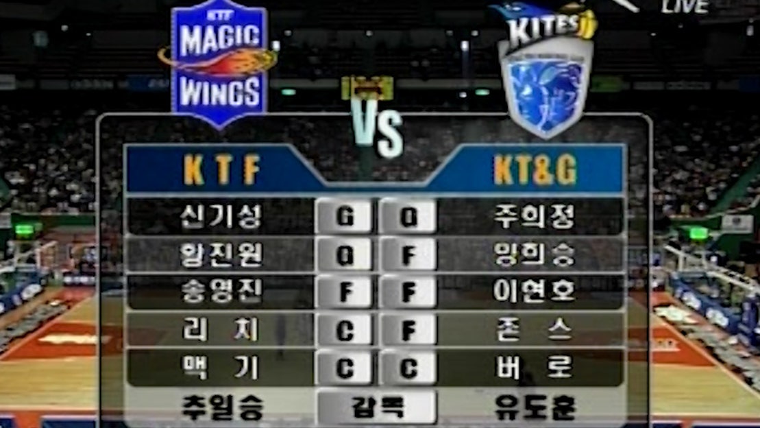 부산 KTF vs 안양 KT&G - 플레이오프 6강 1차전 풀영상 [06-07시즌] - 네이버 TV