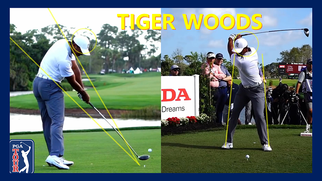 영원한 골프스윙 교본 "황제' 타이거 우즈 드라이버 스윙 분석& 슈퍼슬로우모션, Tiger woods - 네이버 TV