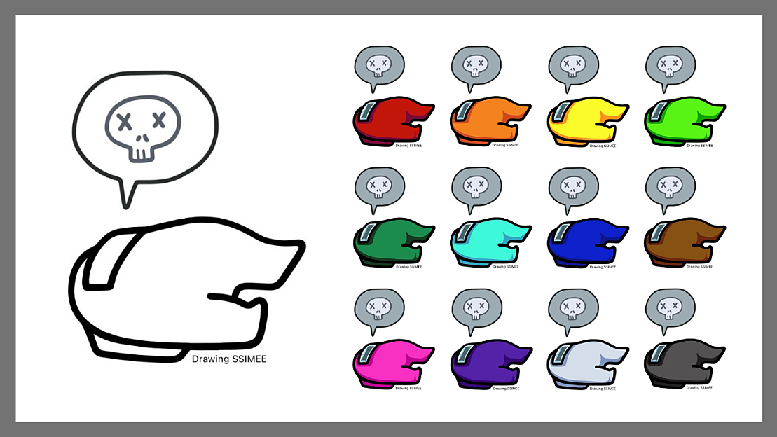 어몽어스 리포트 그리기 │ HOW TO DRAW AMONG US (Report) - 네이버 TV