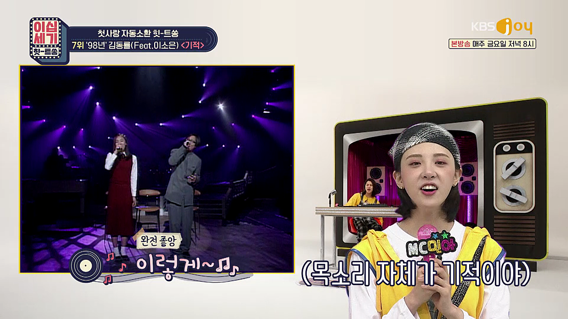 ☞민아s Pick☜ 첫사랑 강제 소환 「김동률(feat.이소은) - 기적♬」 | KBS Joy 200522 방송 - 네이버 TV