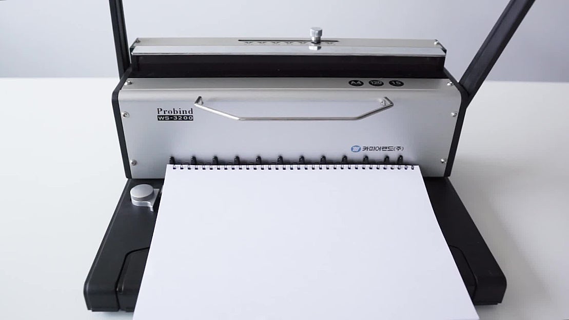 제본기 WS-3200 사용방법 영상입니다 - 네이버 TV