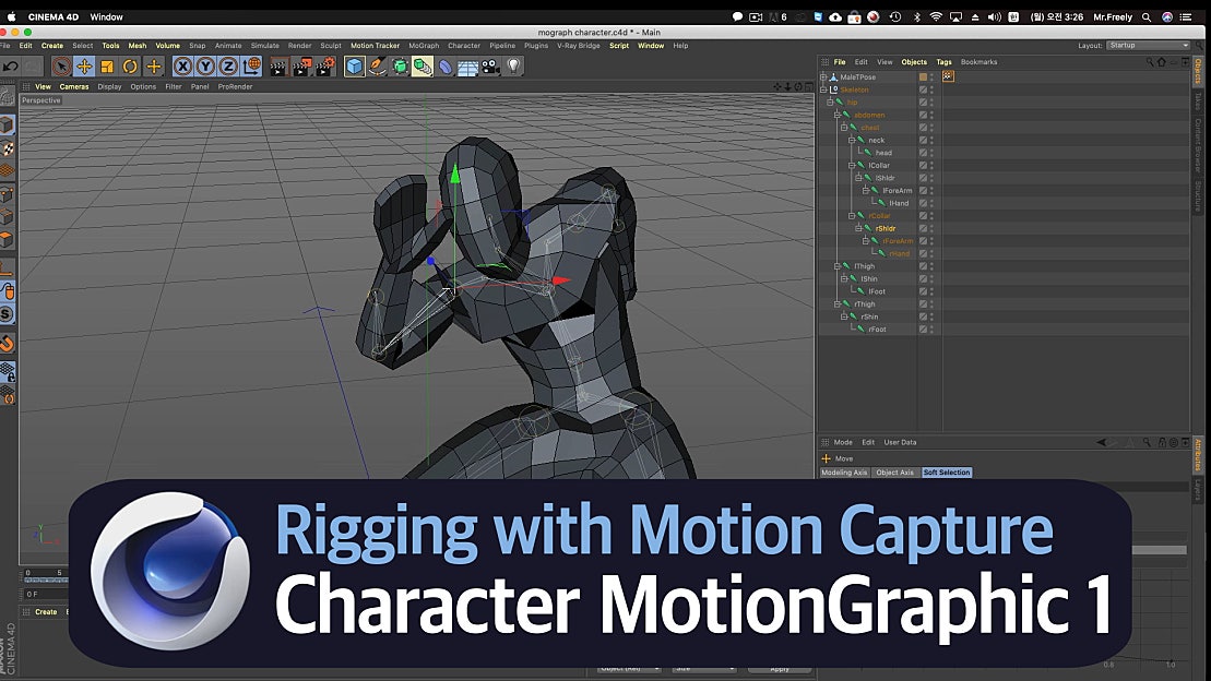 C4D Character Rigging with Motion capture | Character Motion Grahic ...