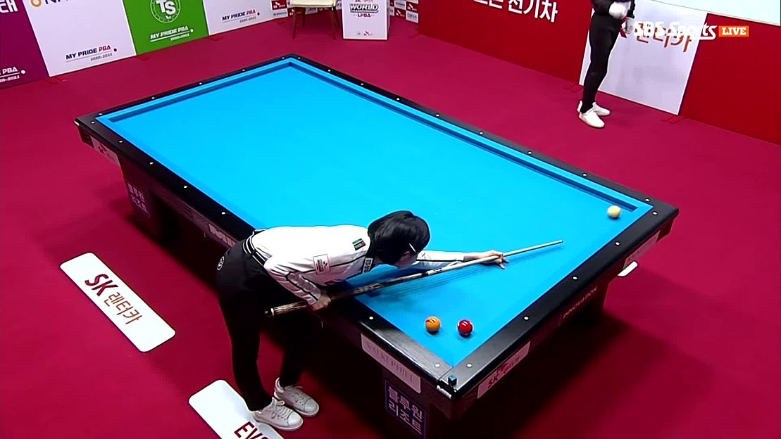 1세트 초반 이미래의 2연속 되돌려치기 뱅크샷 시도[SK렌터카 LPBA 월드 챔피언십 16강] - 네이버 TV