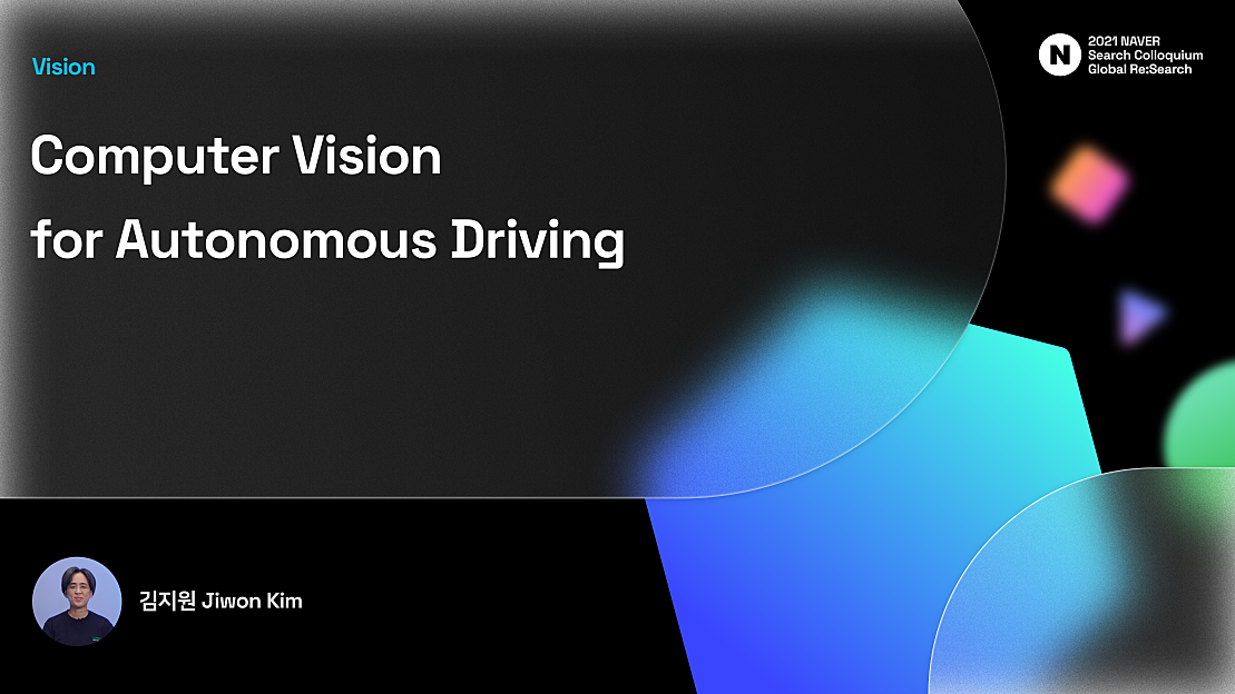 Computer Vision For Autonomous Driving - 네이버 TV