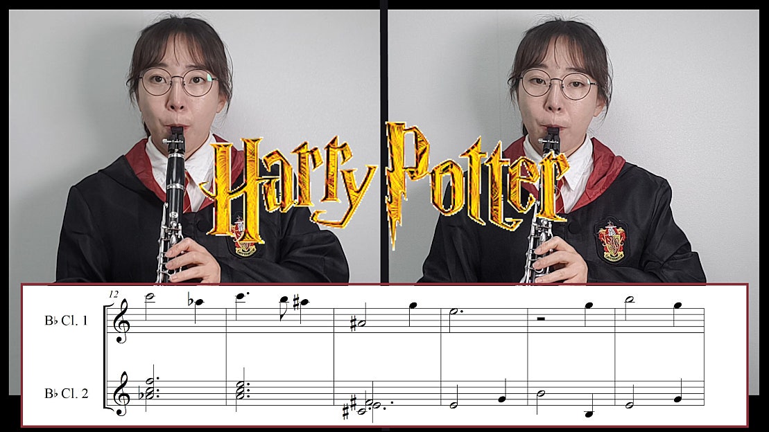 해리포터 OST (Harry Potter)_ Hedwig's Themeㅣ클라리넷 아카펠라ㅣ클라리넷 악보 - 네이버 TV
