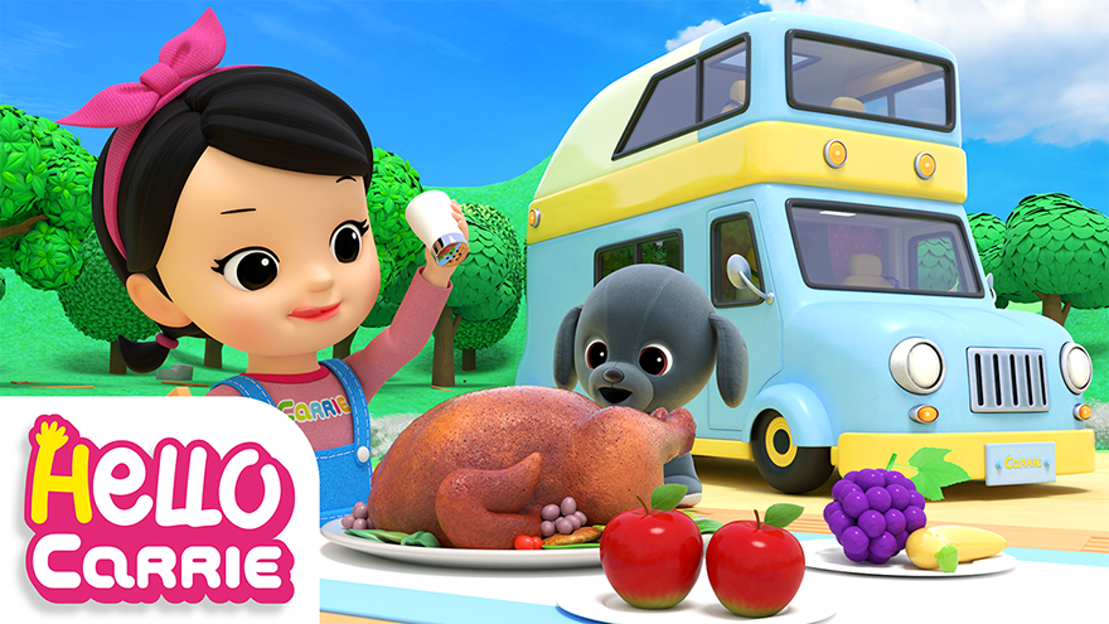 🎵 Seven Days 🎵 Hello Carrie Kids Song | 캐리와 함께 캠핑하러 출발! - 네이버 TV