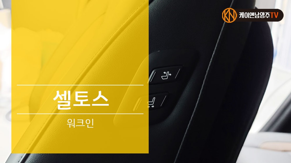 셀토스 워크인 시트위치 및 각도 조절 스위치 장착 네이버 Tv