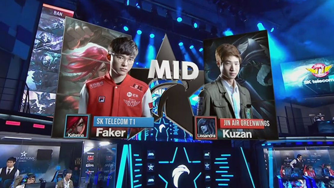 진에어 vs SKT 2세트 - OGN - 네이버 TV