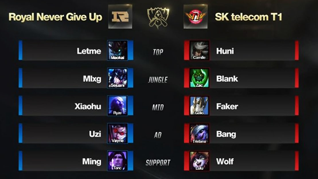 SKT vs RNG 본선 토너먼트 Day5 3세트 - OGN - 네이버 TV