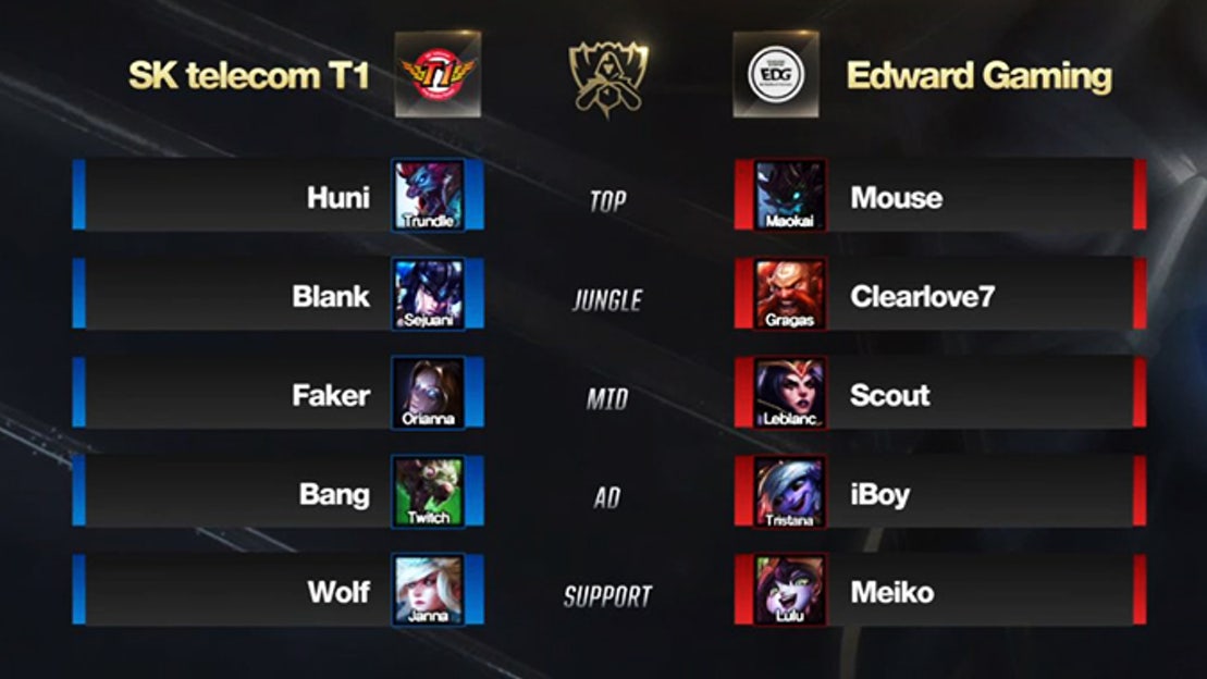 SKT vs EDG 그룹스테이지 Day8 6경기 - OGN - 네이버 TV