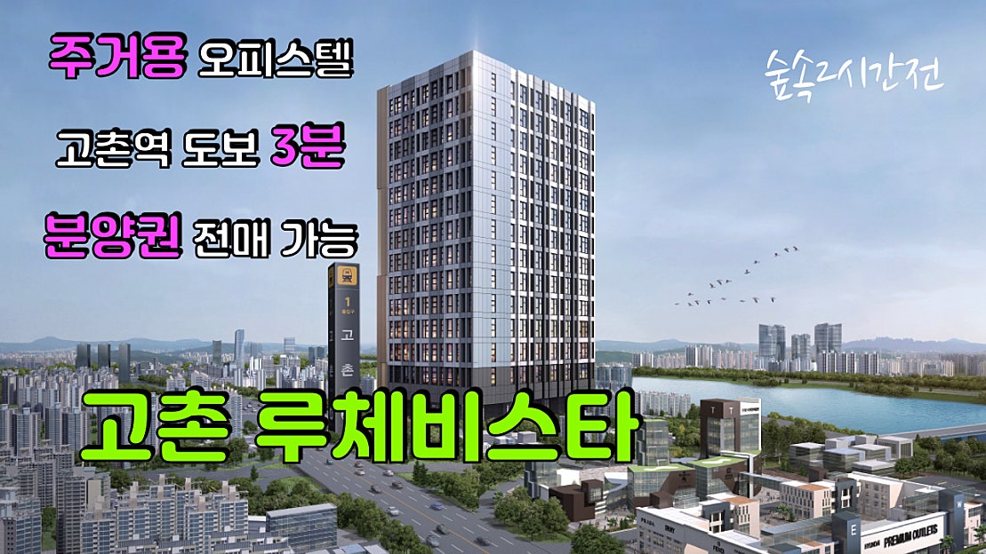 고촌역 루체비스타 김포 고촌 오피스텔 분양 - 네이버 TV