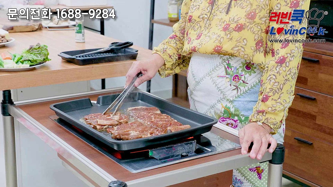 [전기로스타 러빈쿡] 대형 점보불판 타지 않는 양념갈비 맛있게 - 네이버 TV