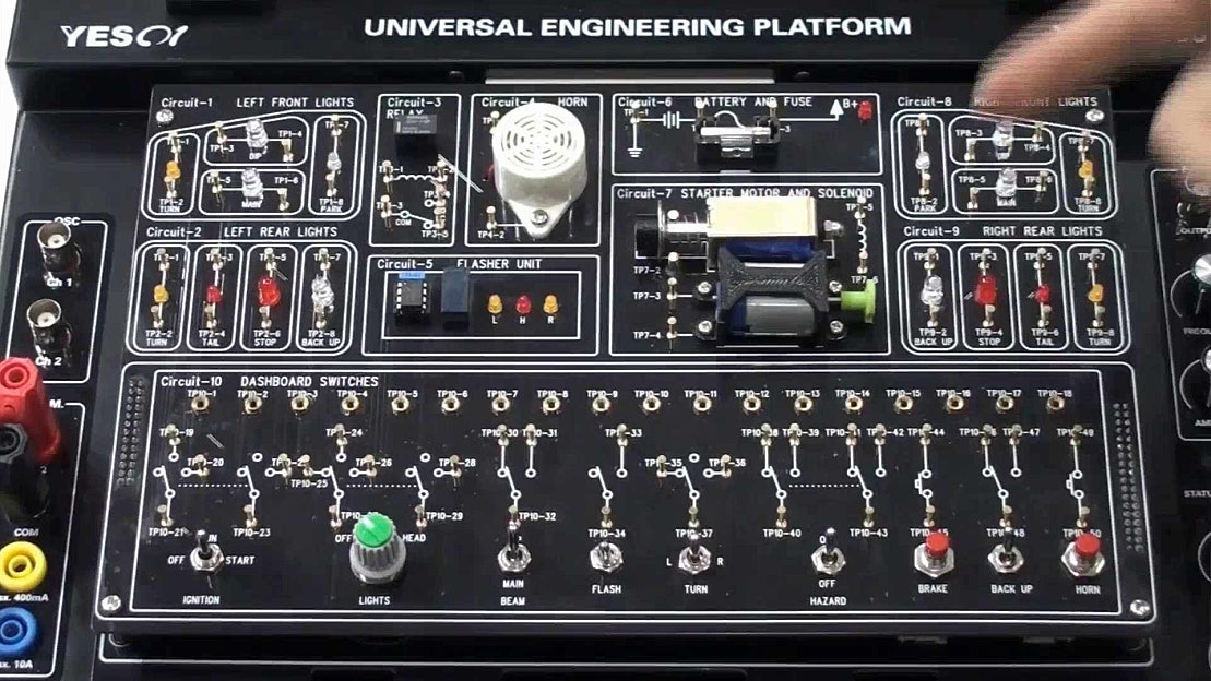 자동차 전기장치 실습모듈, Automotive Electronics Training Module - 네이버 TV