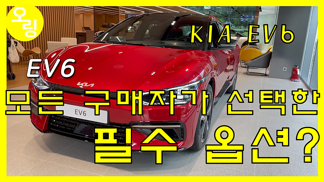 기아 EV6! 이 옵션 나만 안한건 아니지? - 네이버 TV