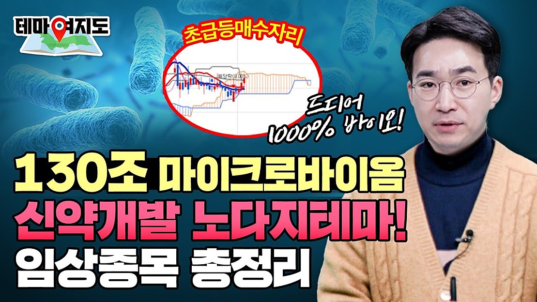 바이오 관련주 마이크로바이옴 130조 신약개발 임상종목 수혜주 주식 총정리 네이버 Tv