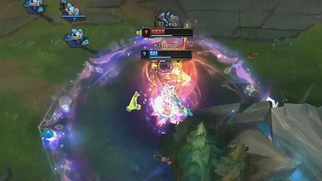 철벽의 Rascal을 상대로 솔로 킬을 만드는 Zeus - 네이버 TV