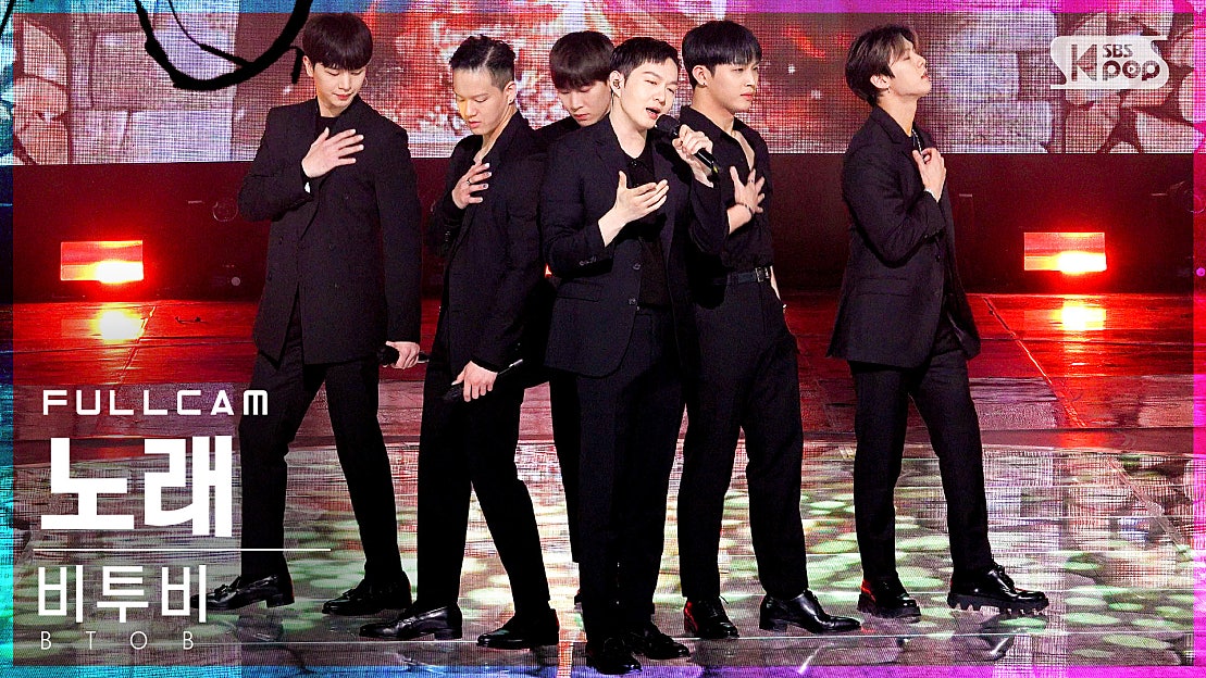 [안방1열 직캠4K] 비투비 '노래' 풀캠 (BTOB 'The Song' Full Cam)│@SBS Inkigayo_2022.02.27. - 네이버 TV