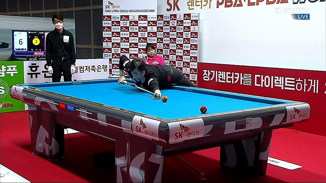 김예은 vs 김민아 32강 1세트 HL[SK렌터카 LPBA 월드챔피언십] - 네이버 TV