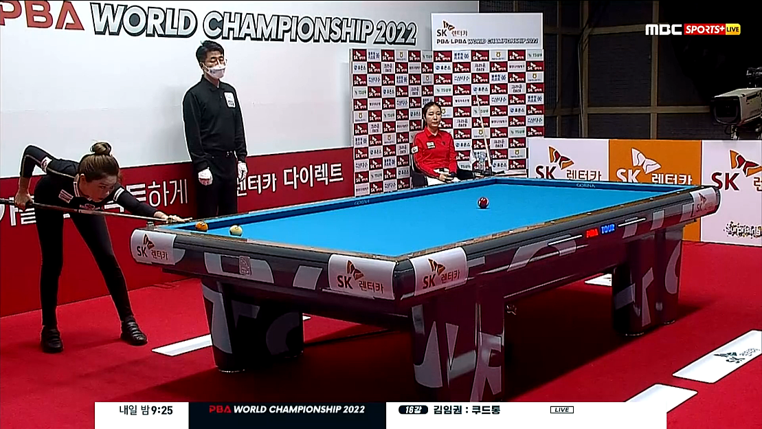 탄탄한 기본기로 3연속 득점하며 9대9 동점 만드는 김가영[SK렌터카 LPBA 월드챔피언십] - 네이버 TV