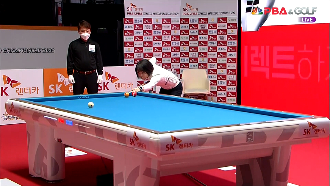 4연속득점하며 김가영에 역전하는 이유주[SK렌터카 LPBA 월드챔피언십] - 네이버 TV