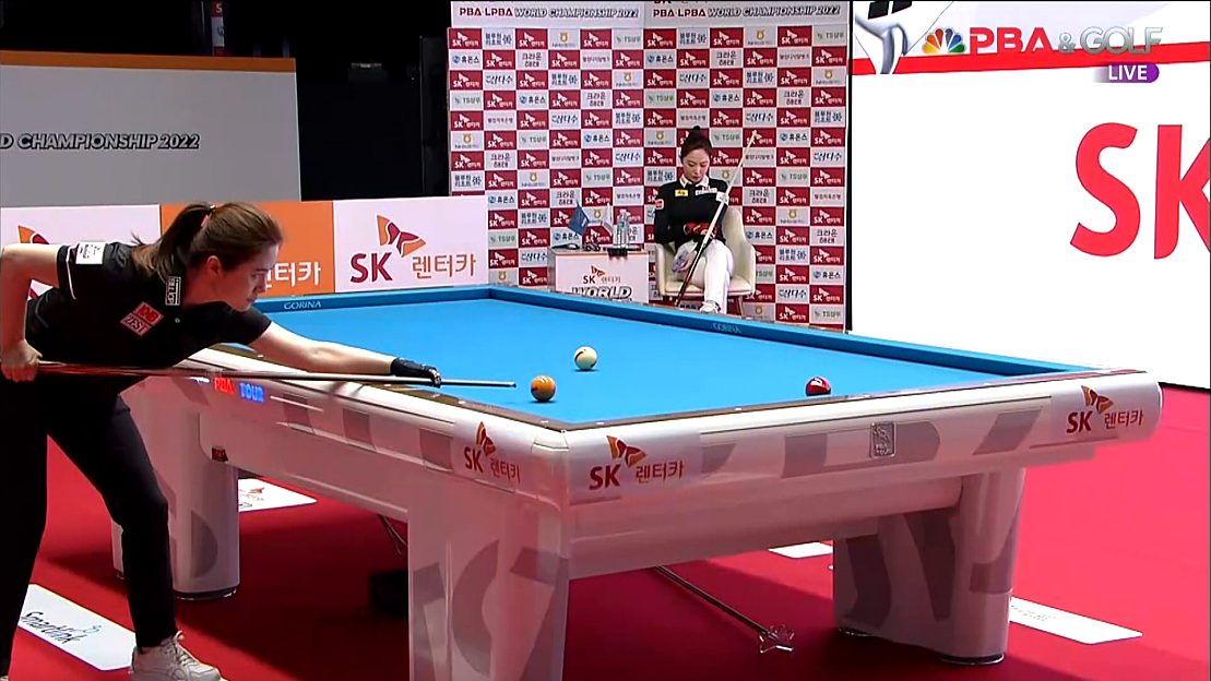 4연속득점하며 팽팽한 경기를 만드는 윤경남[SK렌터카 LPBA 월드챔피언십] - 네이버 TV