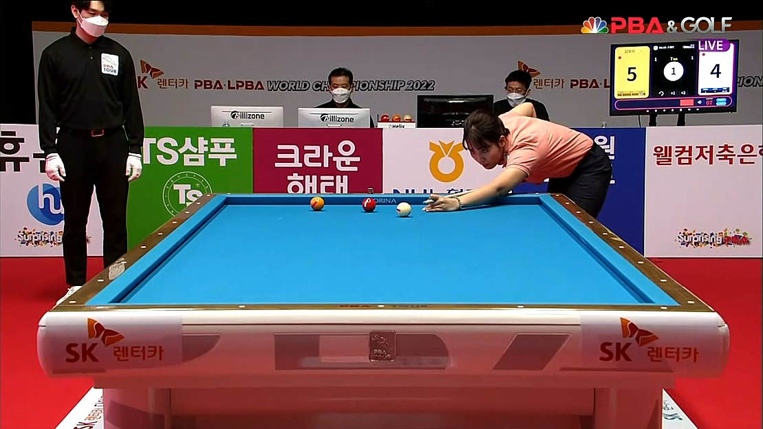 3뱅크샷 깔끔하게 성공하면서 역전에 성공하는 스롱[SK렌터카 LPBA 월드챔피언십] - 네이버 TV