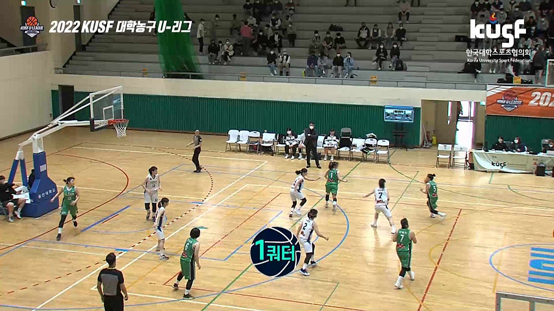 [2022 KUSF 대학농구(여) U-리그] 울산대 vs 전주비전대 하이라이트_220405 - 네이버 TV