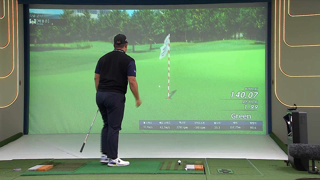 홀인원이 될 뻔한 정찬민의 par3 티샷! [2022 키움 KOSEF KPGA 코리안투어 with GTOUR 1차] - 네이버 TV