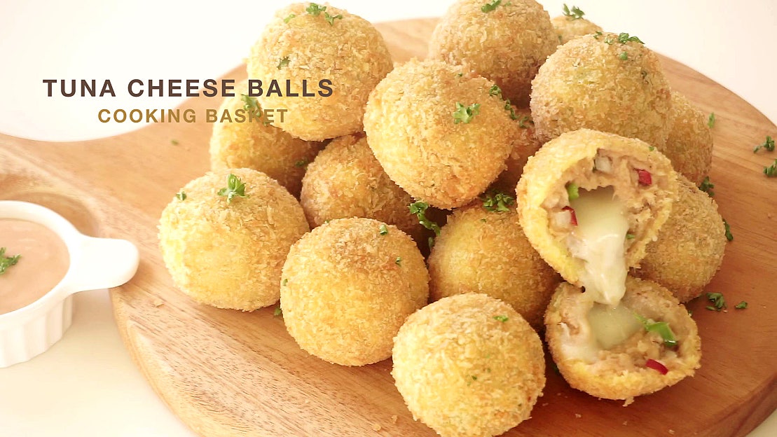 참치 치즈볼 🧀ㅣ참치로 만든 정말 맛있는 간식ㅣEasy and simple tuna cheese balls - 네이버 TV