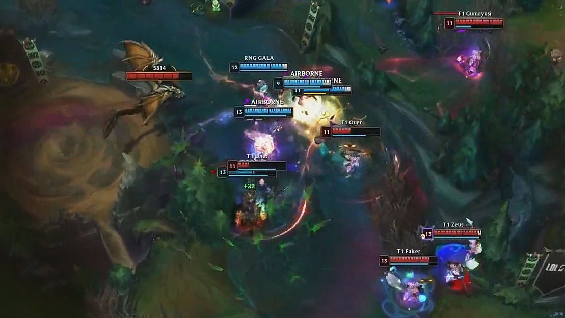 '게임 터졌다' 한타에서 대승으로 분위기를 굳히는 RNG - 네이버 TV