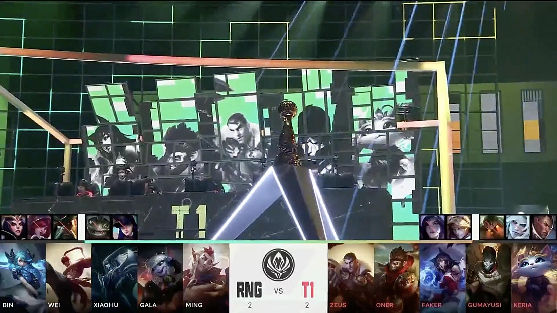 RNG-T1 MSI FINAL 5세트 하이라이트 - 네이버 TV