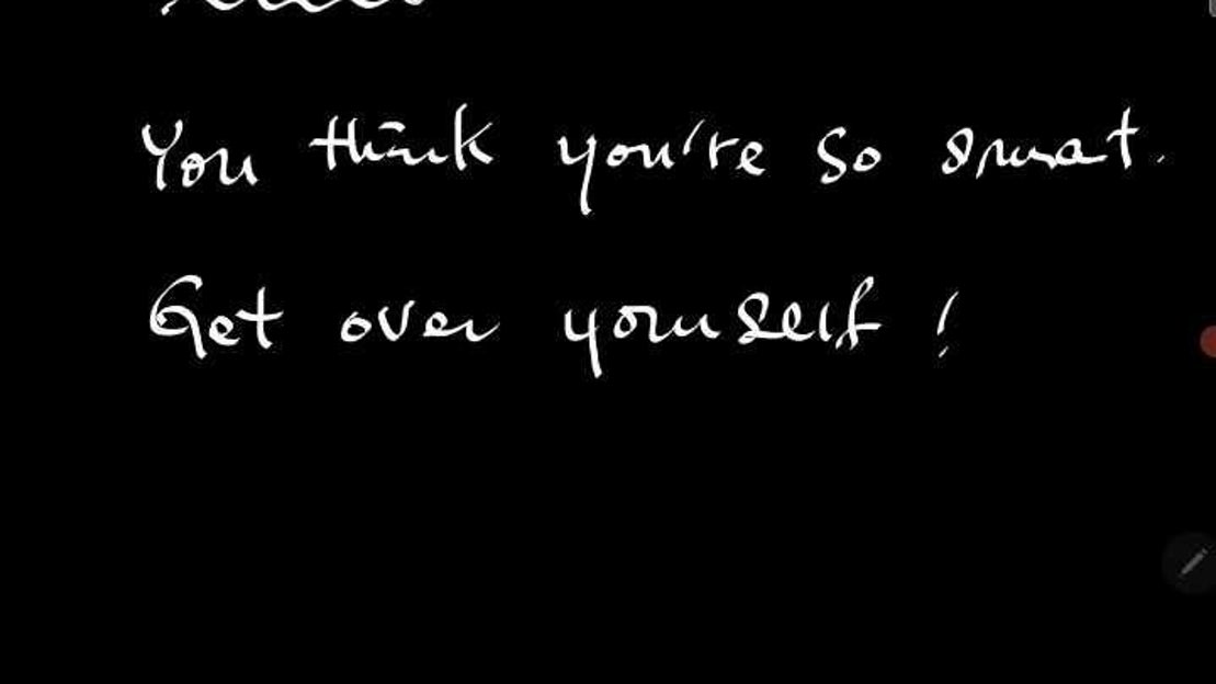 잘난체좀 그만해 영어로는 get over yourself - 네이버 TV